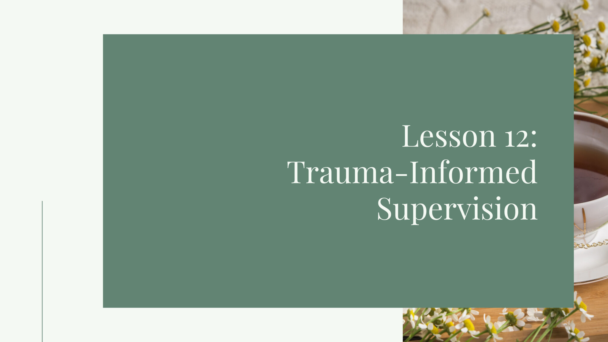 Lesson 12: Trauma-Informed Supervision | Libraries Learn